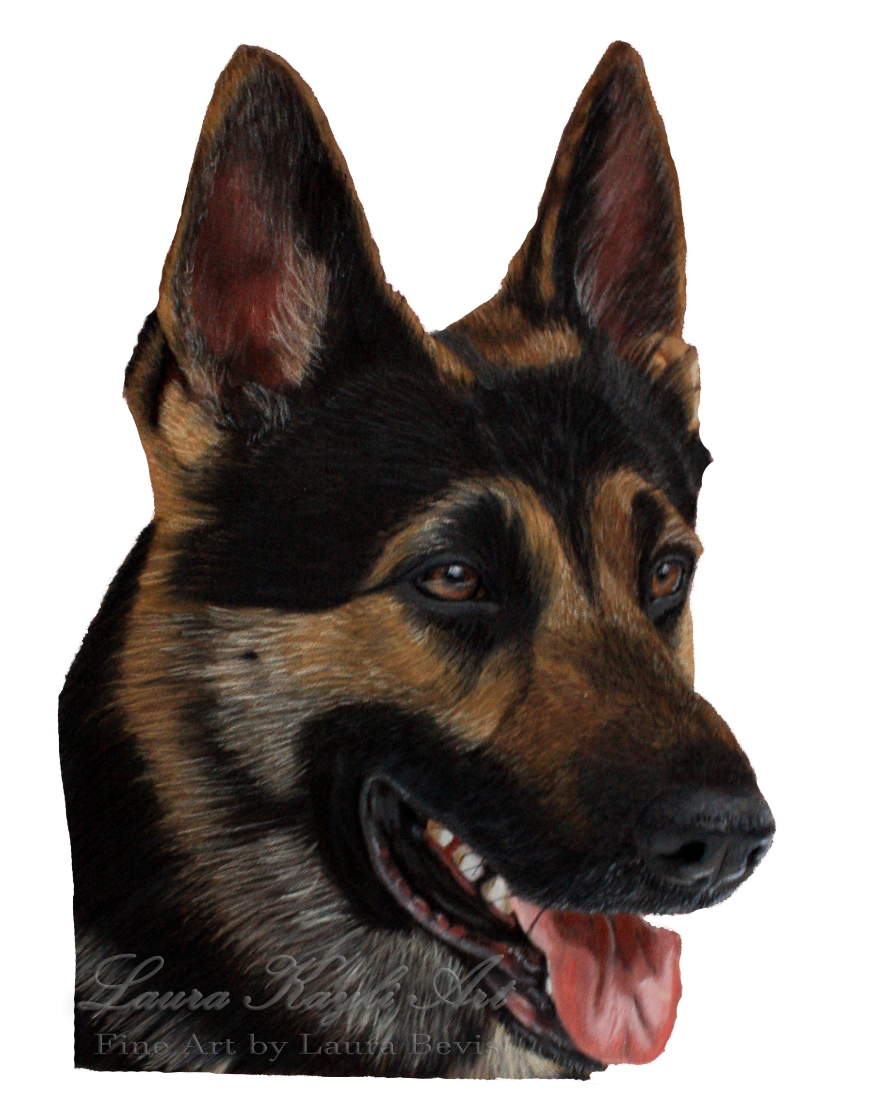 German Shepherds – Laura Kayli Art